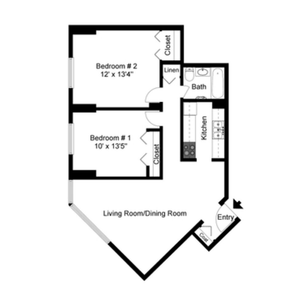 1 & 2 Bedroom Studio Apartments For Rent Baltimore MD | Bolton House